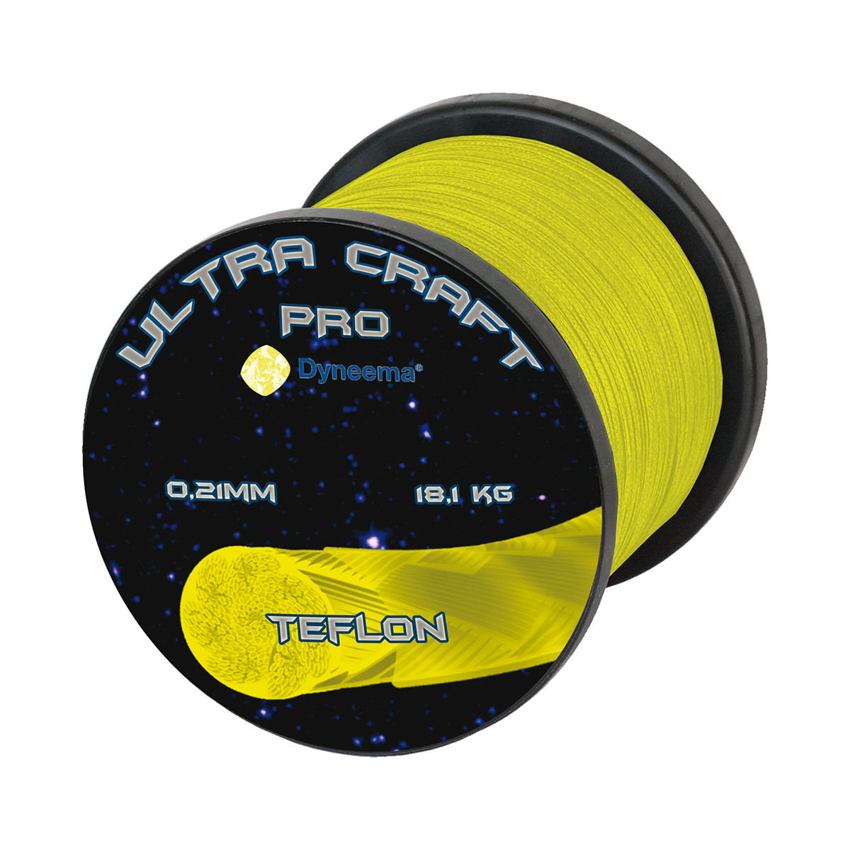 Ultra Craft Pro DSM Dyneema Gelb (100 m) – High-Performance Angelschnur